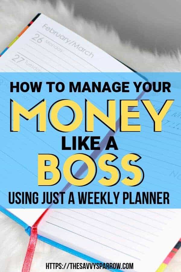 How To Keep Track Of Your Personal Finances With A Weekly Planner 1 