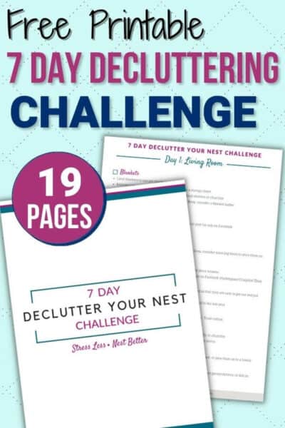 How to Declutter Your House in One Week! - A 7 Day Challenge