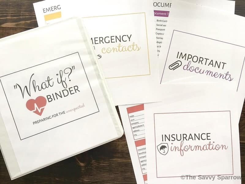 Emergency Binder - Why You Need One, Plus Documents Checklist