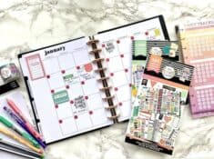 Color Coding Your Planner with Planner Categories - A How To Guide