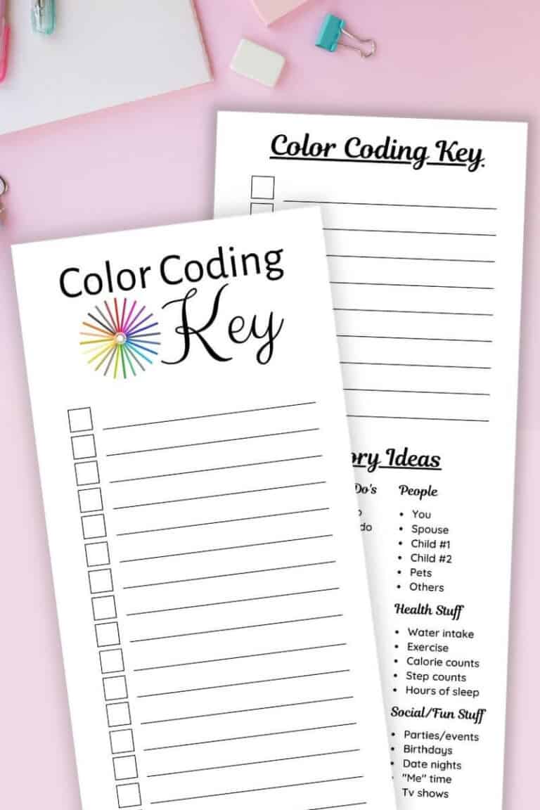 Color Coding Your Planner With Planner Categories A How To Guide