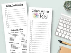 Color Coding Your Planner with Planner Categories - A How To Guide