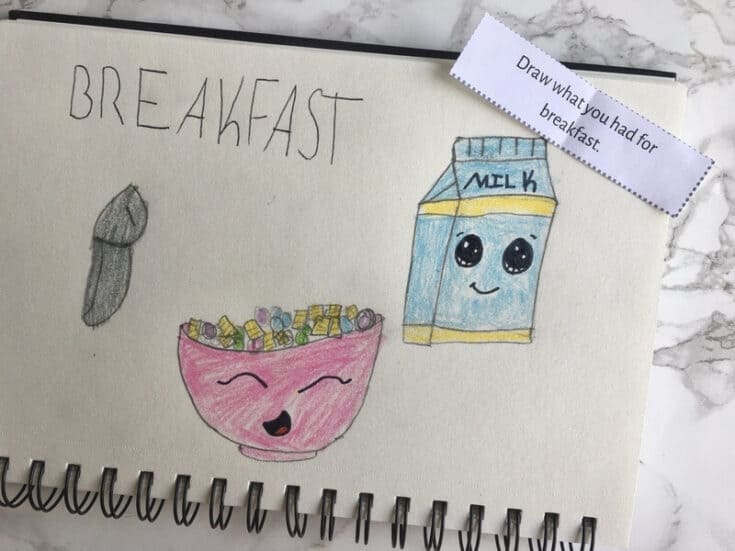 Drawing Prompts for Kids to Encourage Creativity - Three Months of Ideas!