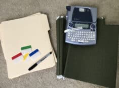 Organize Paperwork: How to Setup a Filing System for Family Papers