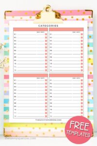 Free Brain Dump Template to Get Yourself Organized