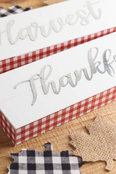 DIY Fall Signs - Dollar Tree Fall Crafts - The Savvy Sparrow