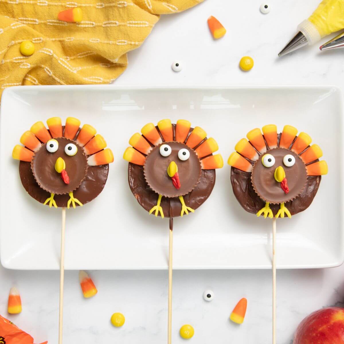Nutter Butter Turkey Pops