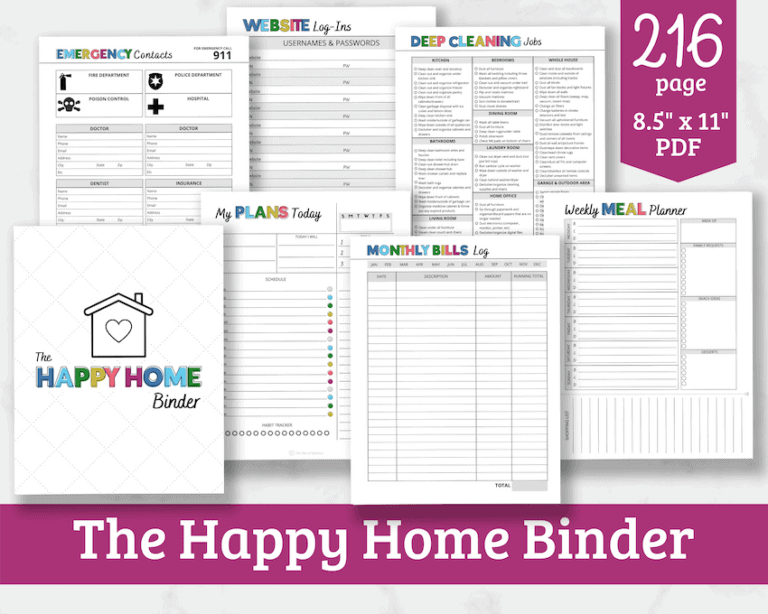 The Home Management Binder to Get You Super Organized!