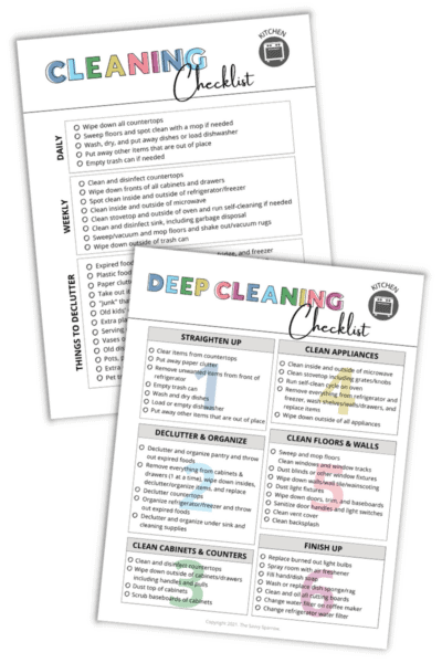 The Ultimate Household Chores List (and Free Printable Template!)