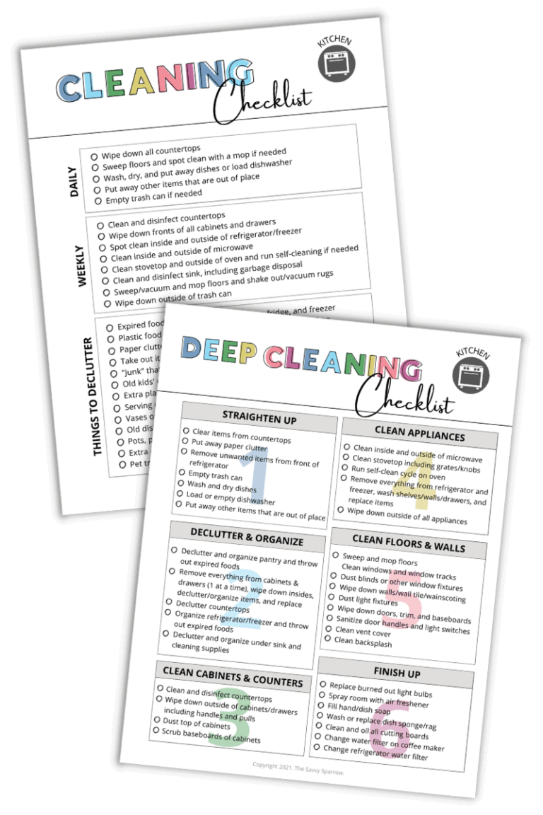 The Ultimate Household Chores List (and Free Printable Template!)