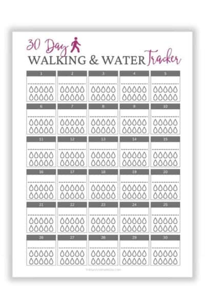 Free Printable Walking Log - Track Steps, Miles, or Time Walked!