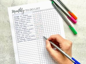 Monthly Planning in 4 Easy Steps - Plus FREE Monthly Plan Templates