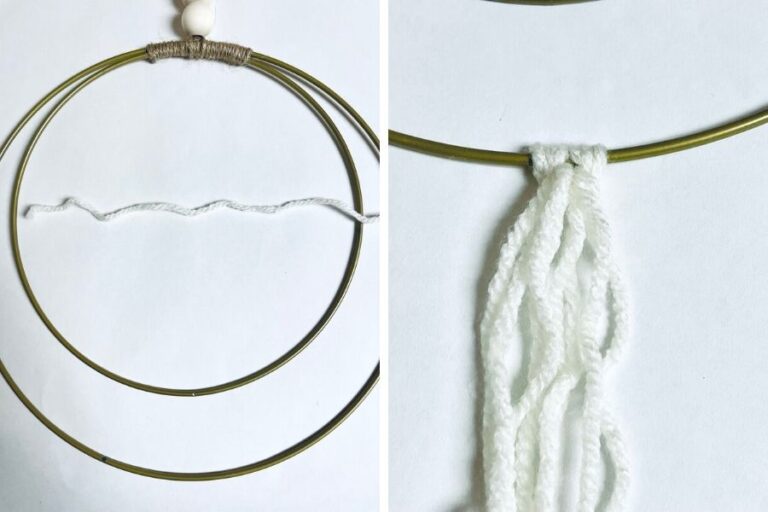 Easy DIY Boho Wall Hanging in 30 Minutes - Cheap Boho Wall Decor!