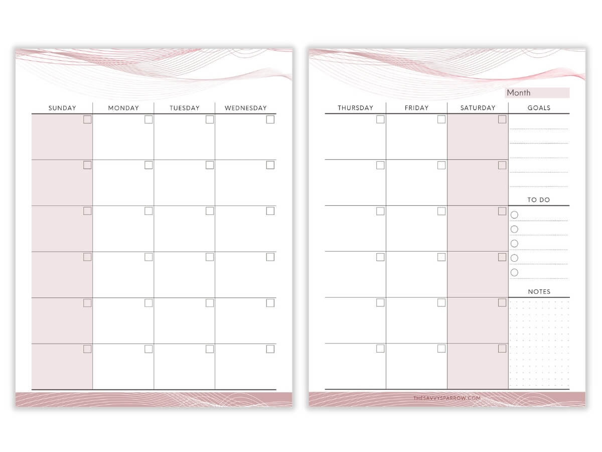 Monthly Planning in 4 Easy Steps - Plus FREE Monthly Plan Templates