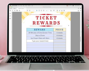 How to Use Printable Reward Tickets for Your Kids - 8 Easy Tips!