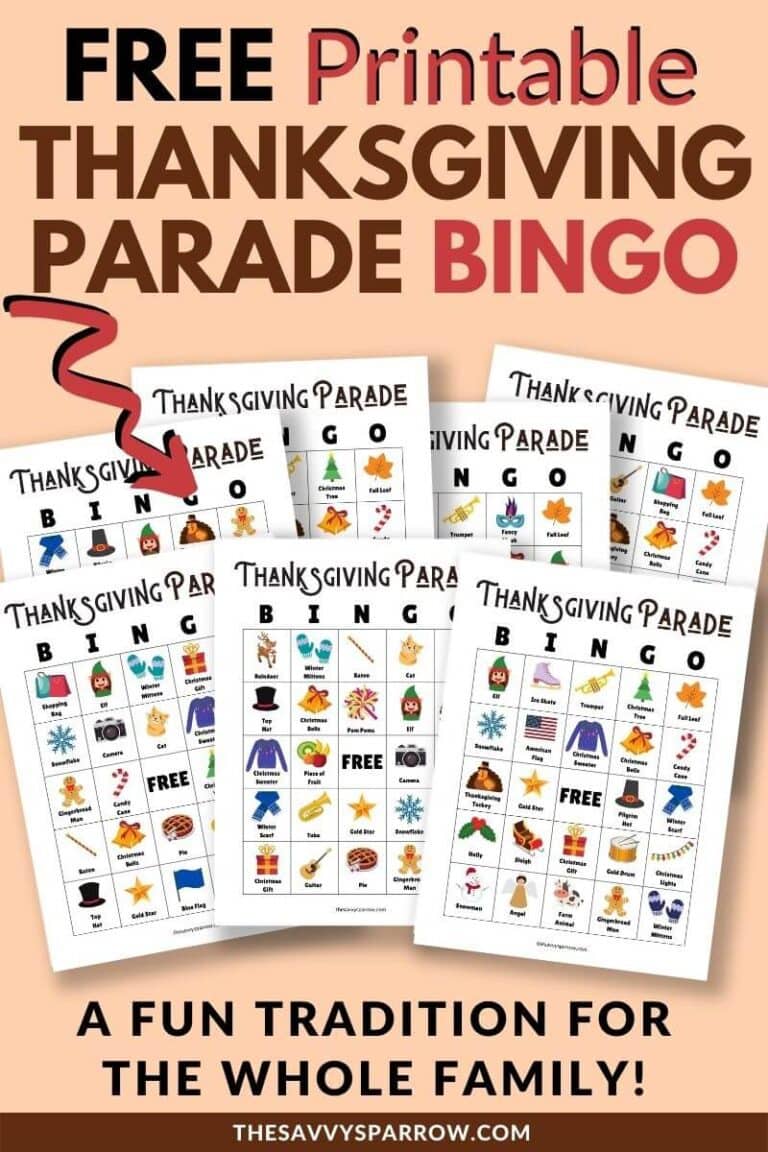 Macy's Thanksgiving Day Parade BINGO - Free Printable Bingo Cards!