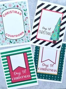 Free Printable Christmas Countdown - Days 'Til Christmas Sign