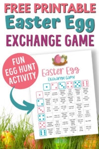 Easter Egg Exchange Dice Game - Fun Free Printable Easter Game!