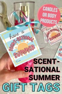 Scent-Sational Summer Gift Tags - Perfume Gifts for Teachers or Friends