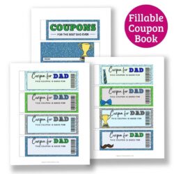 Printable Father's Day Coupon Book for Dad - Fun DIY Gift Idea!