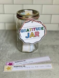 Make a Gratitude Jar with These Printables (Easy Thankful Jar!)