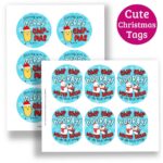 Pringles Christmas Gifts for Kids with Printable Chip Gift Tags