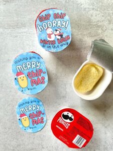Pringles Christmas Gifts for Kids with Printable Chip Gift Tags