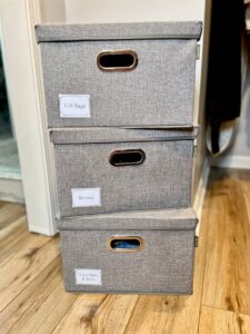 My Top Shelf Closet Organization Hack & Free Printable Labels!