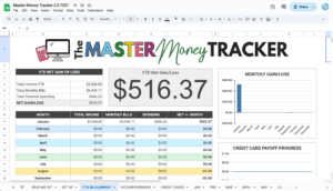 The Personal Finances Spreadsheet to Get Your Money on Track!