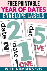 A Year of Dates - 12 Fun Pre-Planned Date Ideas with Printables