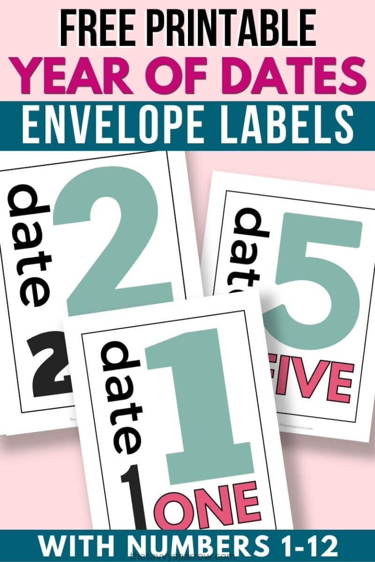 A Year of Dates - 12 Fun Pre-Planned Date Ideas with Printables