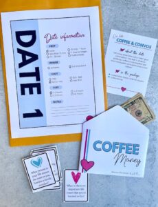 A Year of Dates - 12 Fun Pre-Planned Date Ideas with Printables