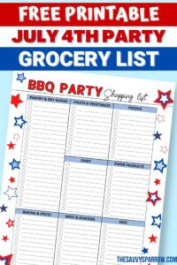 Plan the BEST Backyard BBQ Party for July 4th - Free Checklist!