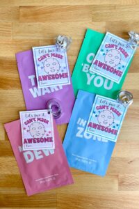 Spa Face Mask Gift Tags - Fun and Cheap Gifts for Teen Girls