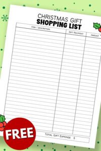 16 Free Printable Christmas List Templates for the Entire Family