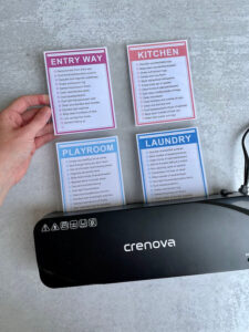 Printable Chore Cards to Help You with Room-by-Room Cleaning