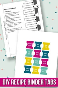 Printable Recipe Binder and Meal Planner to Make Dinner Easy!