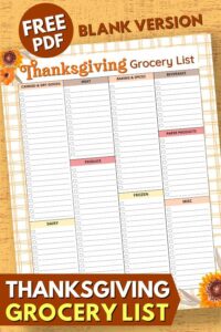 70 Ideas for Your Thanksgiving Shopping List (Free Printable!)