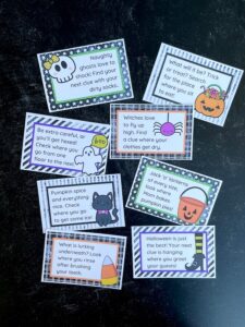 Printable Halloween Treasure Hunt Clues for a Spooky Good Time!