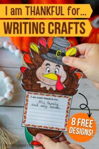 "I am Thankful for" Printables - Free Thanksgiving Writing Activities