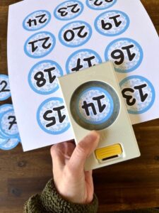 Printable Advent Calendar Numbers - 3 Different Designs!