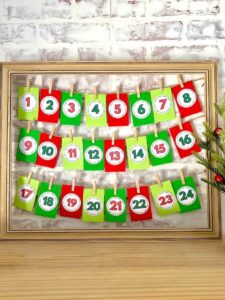 Printable Advent Calendar Numbers - 3 Different Designs!