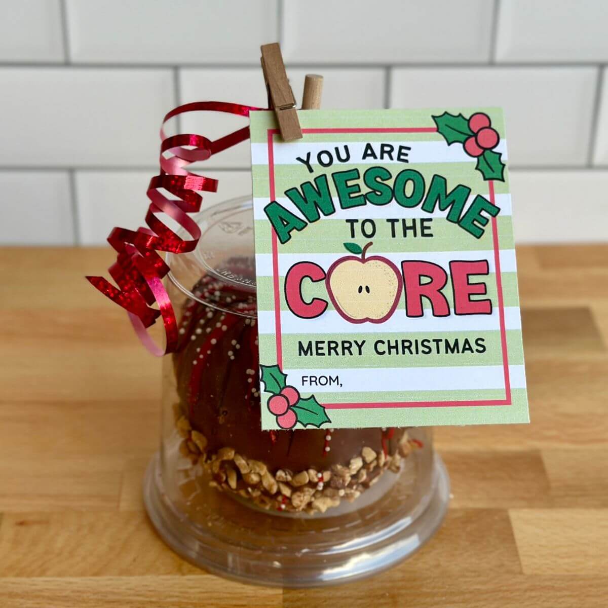 Apple Gift Tag Template Back To School Apple Tags – Celebrate All