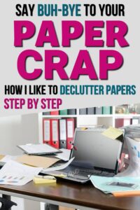 Decluttering Papers in 5 Minutes a Day - YES, it's possible!