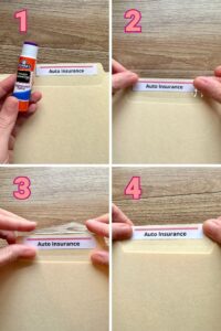 How to Make Your Own File Folder Labels - FREE Template!