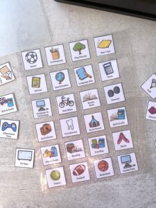 Kids' Daily Schedule Template with Picture Cards