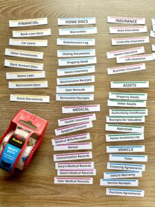 How to Make Your Own File Folder Labels - FREE Template!