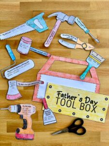 Father's Day Tool Box Craft - Free Printable Template for Dad - The ...