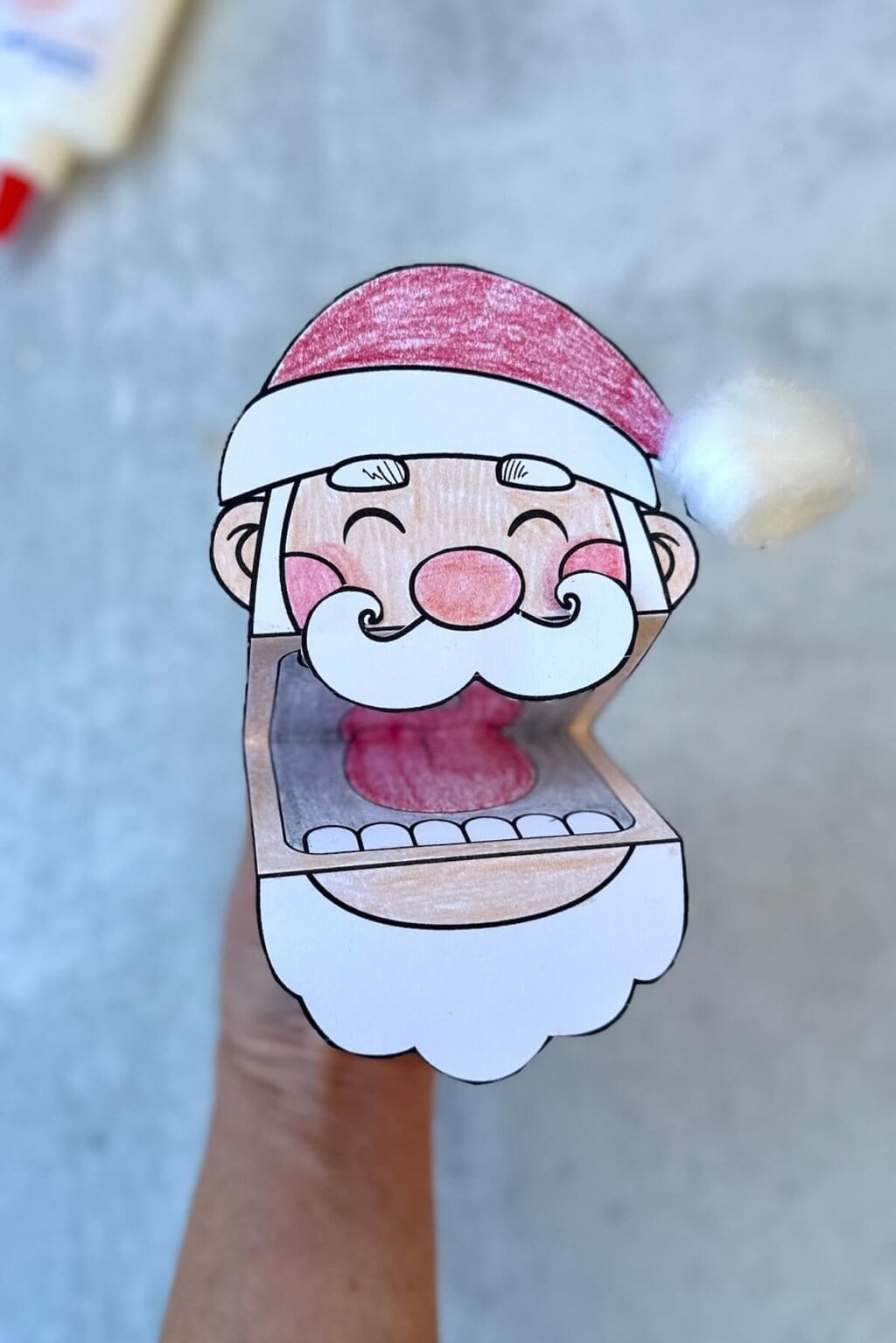 Christmas Hand Puppets - Free Printable Christmas Craft for Kids - The ...