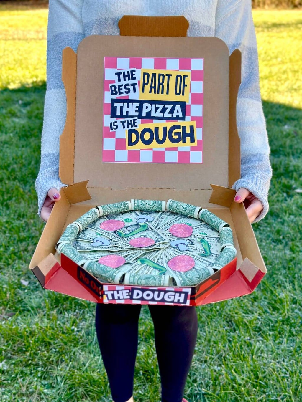 Pizza Box Money Gift - Great Way to Give Cash as Gifts!